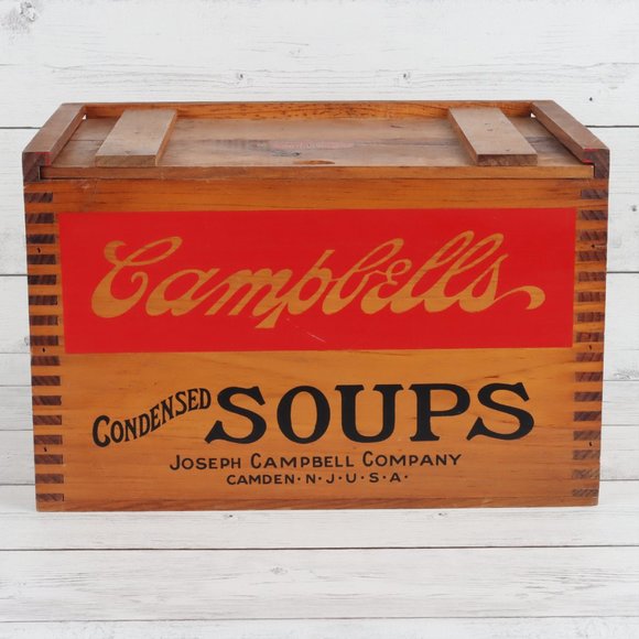 Campbell'S | Other | Vintage 994 Campbell Soup 125th Anniversary Wooden ...